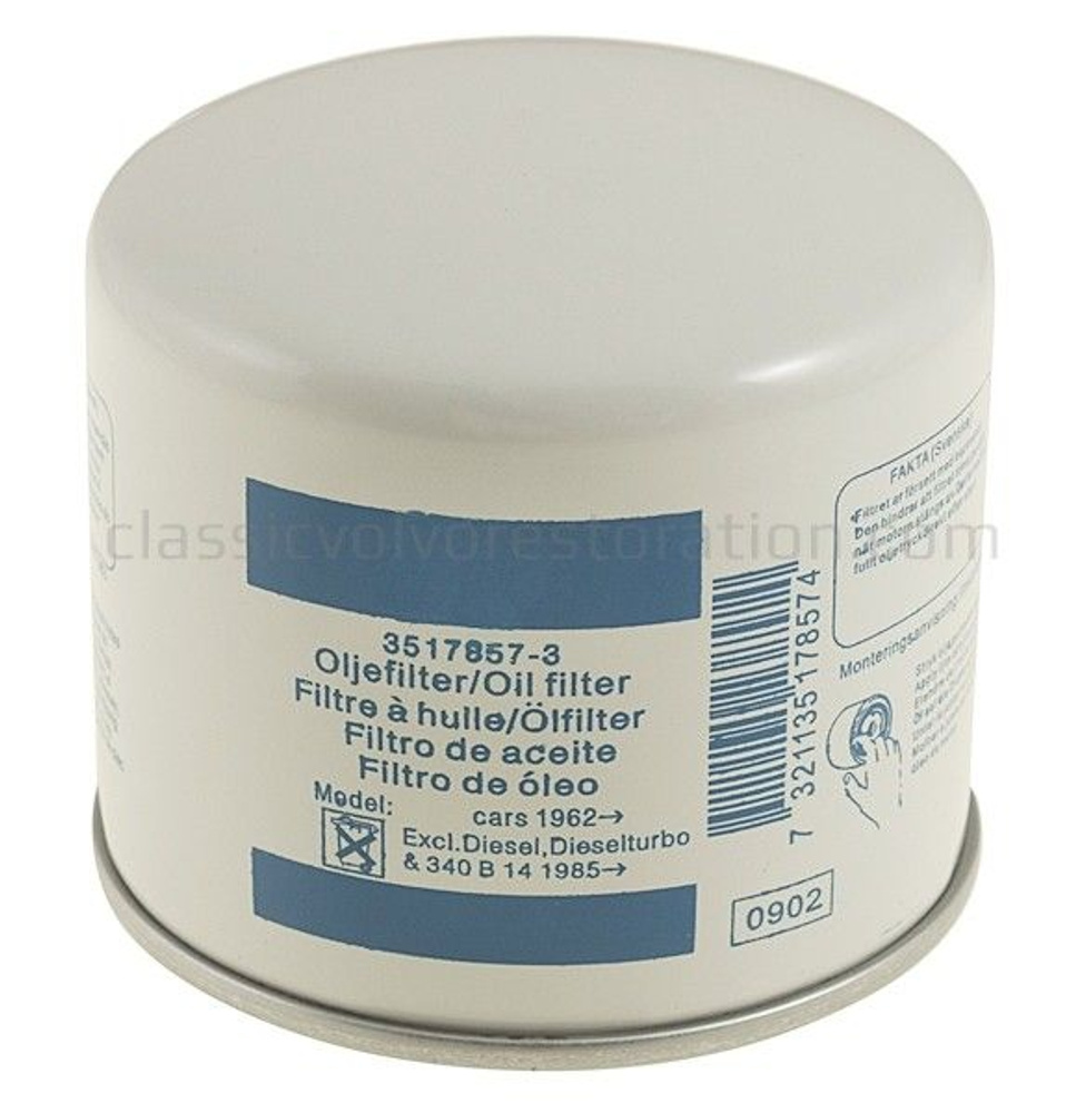 Volvo B18/Volvo B20/B21 Oil filter (Mahle) - CVR