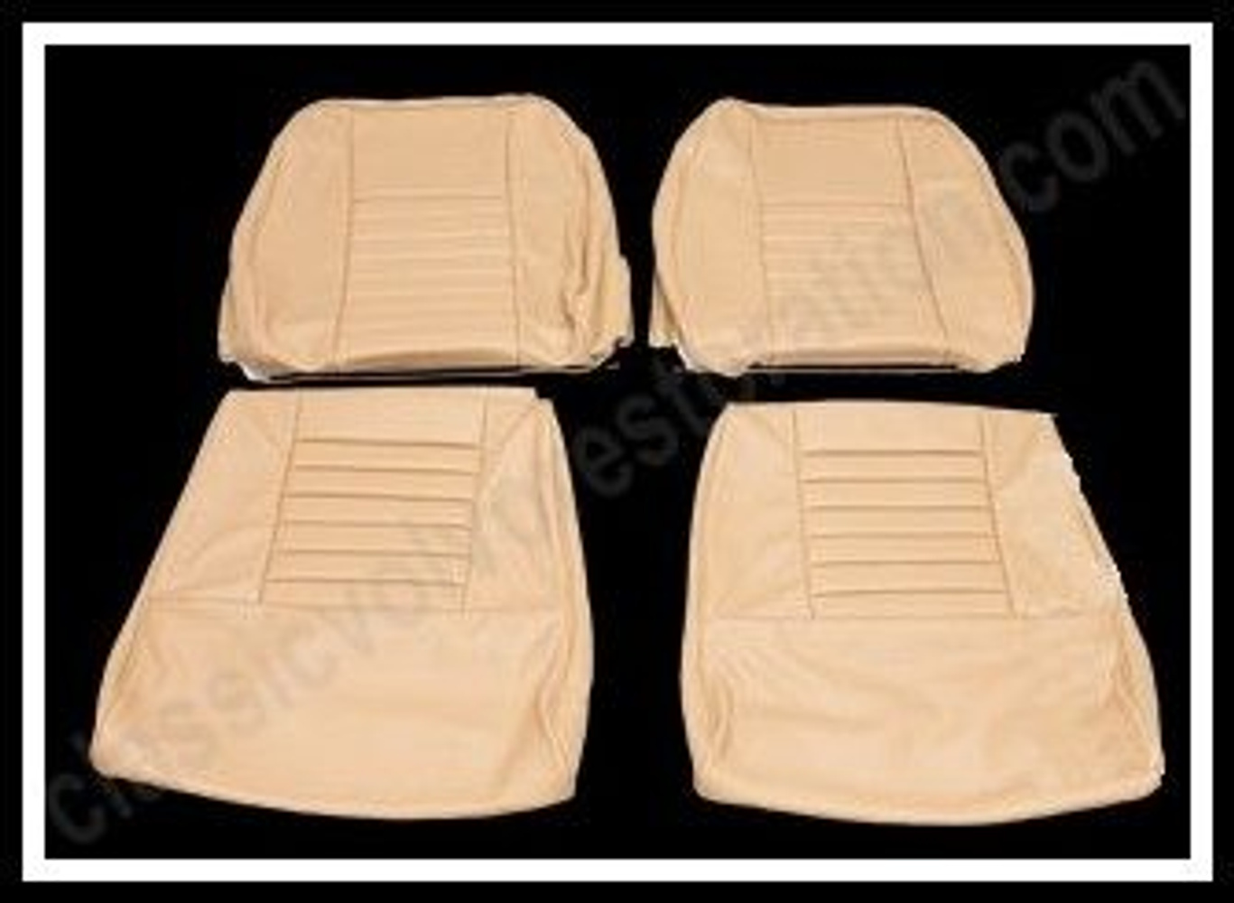 Front seat Interior kit Volvo 1800 beige/brown. - CVR