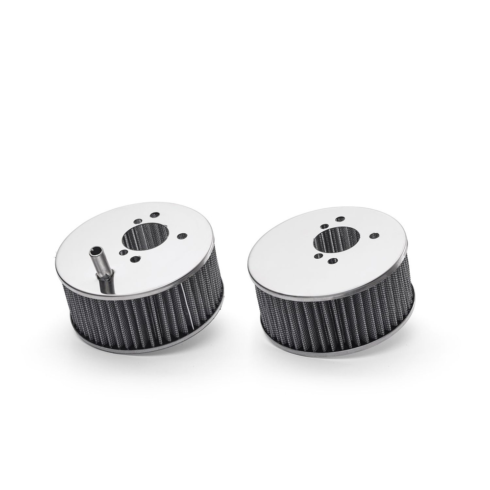 Air filter Volvo SU 3-bolt High Performance with vent stainless steel - CVR